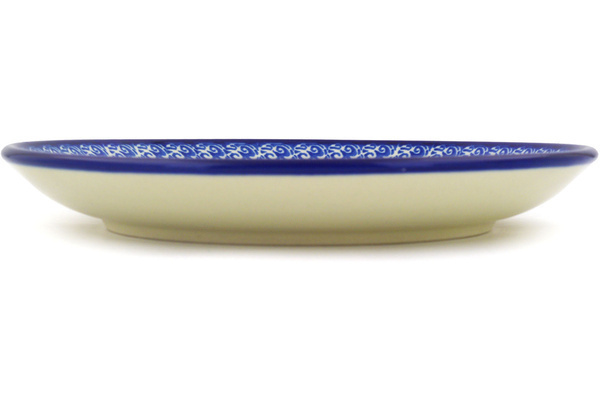 Polish Pottery Dessert Plate Spring Iris UNIKAT